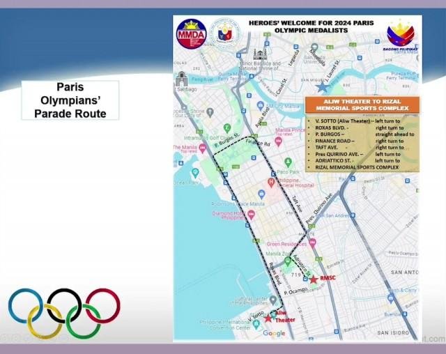 MMDA Unveils Route for 2024 Olympians Parade in Manila | EUROTV PHILIPPINES