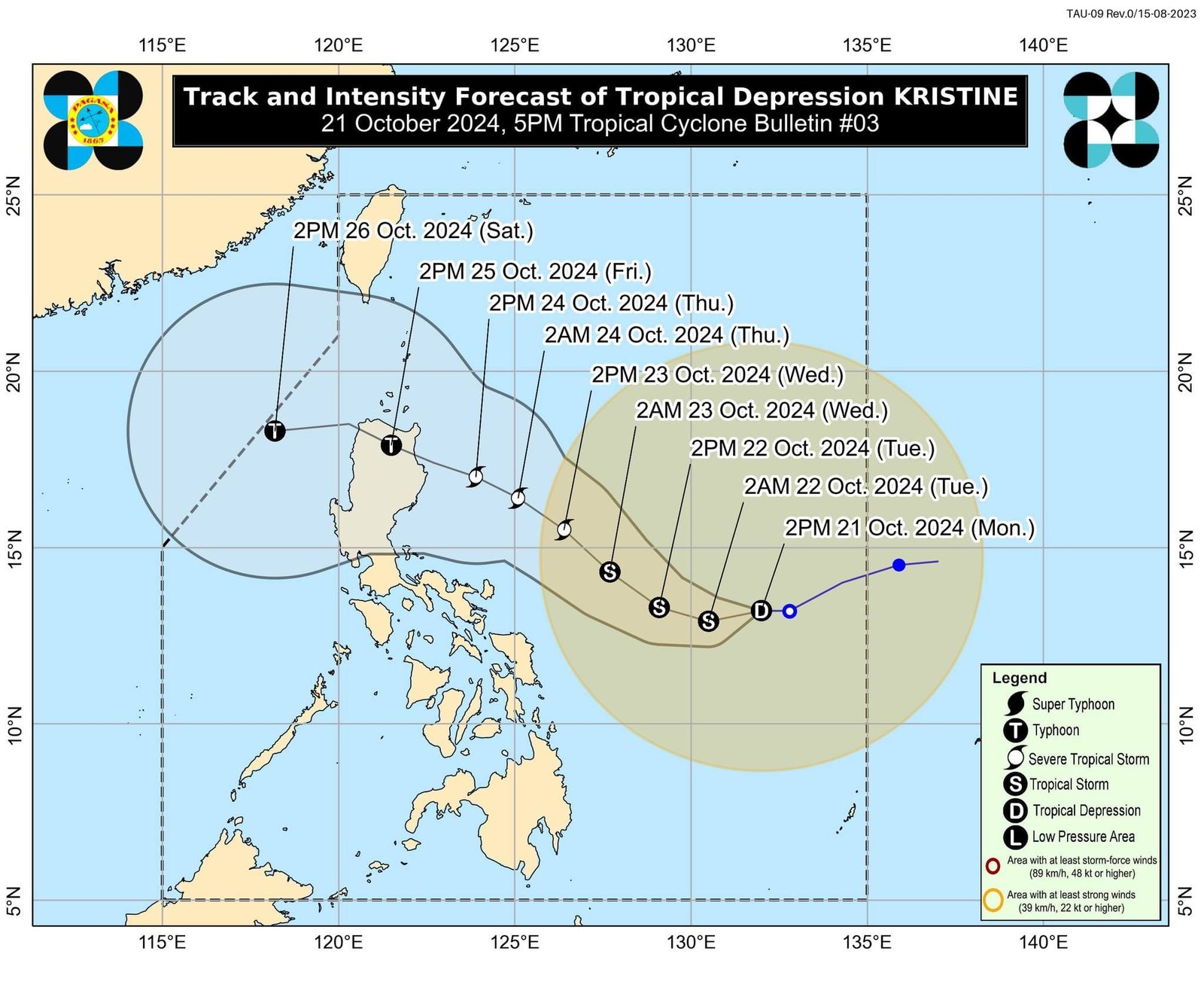 Tropical Depression Kristine Slows as It Moves Across the Philippine ...